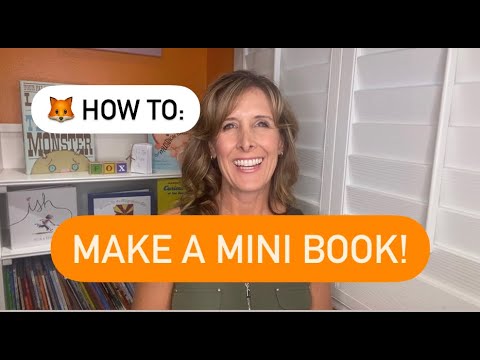 HOW TO: Make a 32-page Mini Book! - YouTube