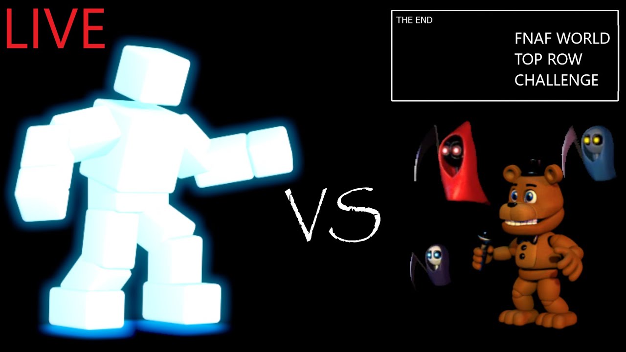 FNaF World Top Row Challenge (LIVE) - Security and Scott RNG (Finale ...