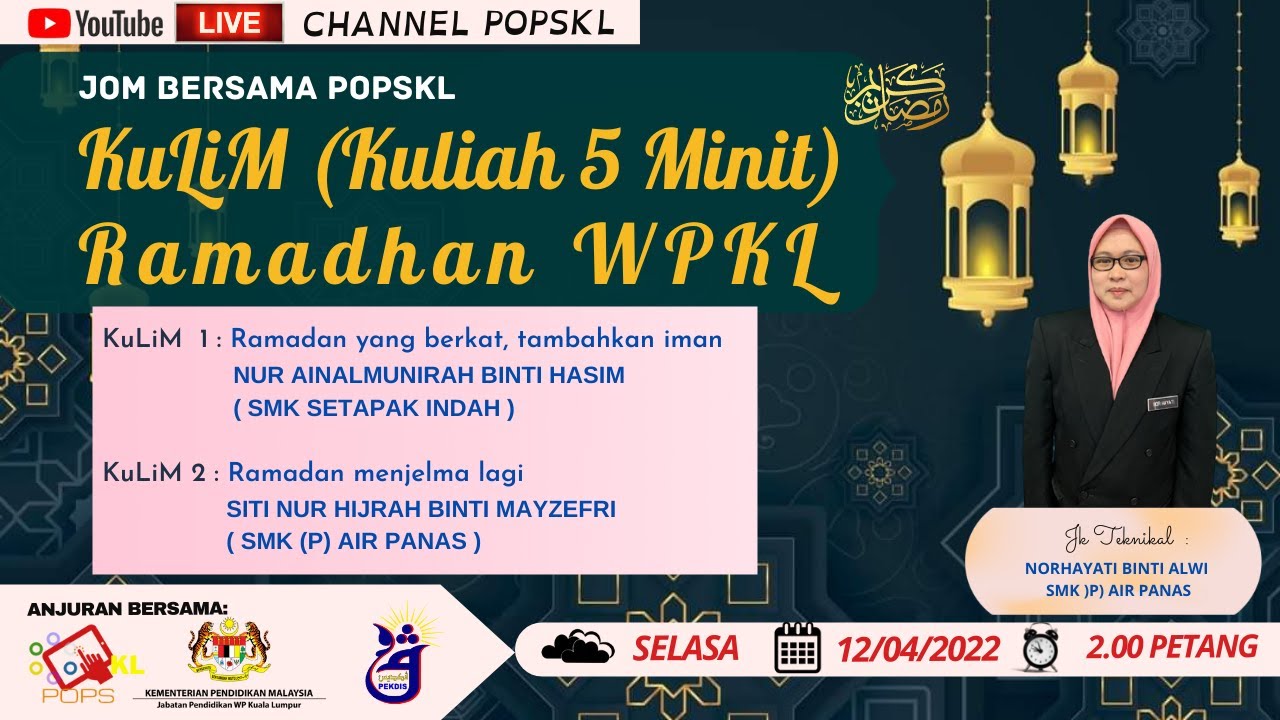 KuLiM 10 - 12 APRIL 2022 /JAM 2 PTG - JOM BERSAMA POPsKL DALAM KuLiM ...