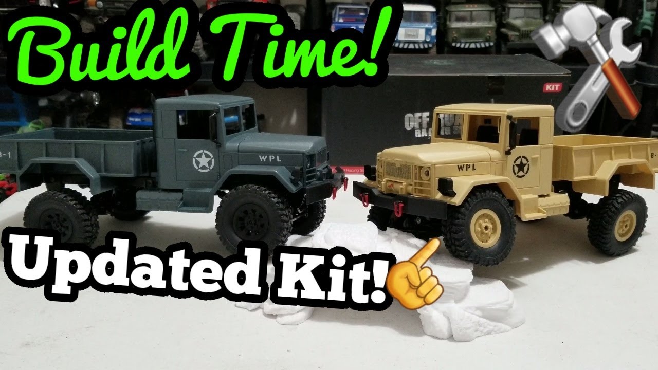 WPL B14K Kit Build with WPL V2 electronics. - YouTube