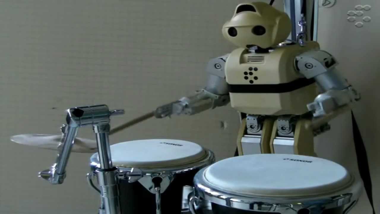 Robotic drumming - YouTube