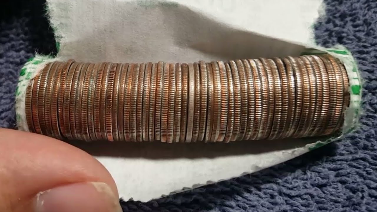 SILVER!!! - Coin Roll Hunting Dimes - YouTube