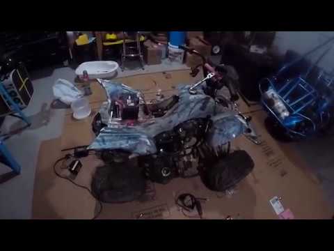 70 90cc Chinese ATV Rebuild pt 2 - YouTube