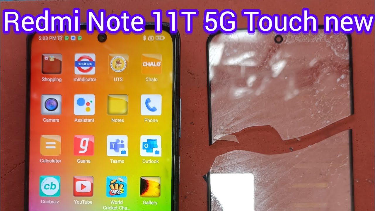 how to change Redmi Note 11t glass | mi note 11t screen glass change ...