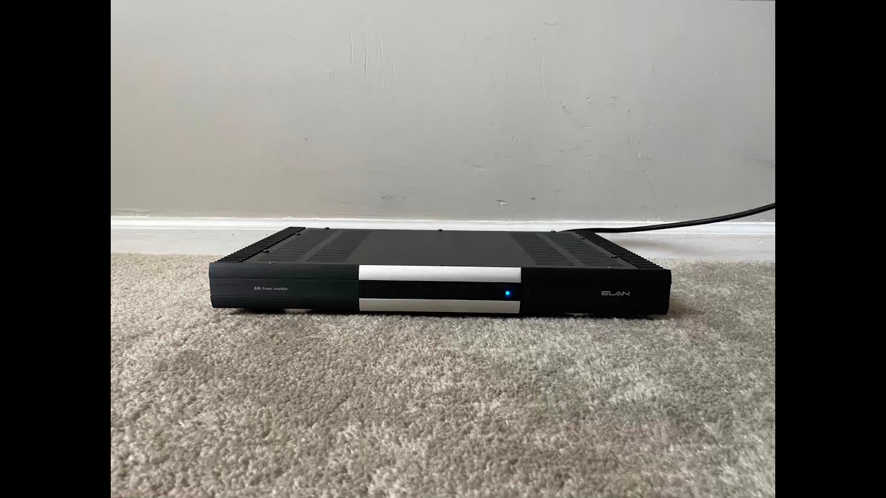 Elan A6 6 Channel Home Stereo Power Amplifier - YouTube