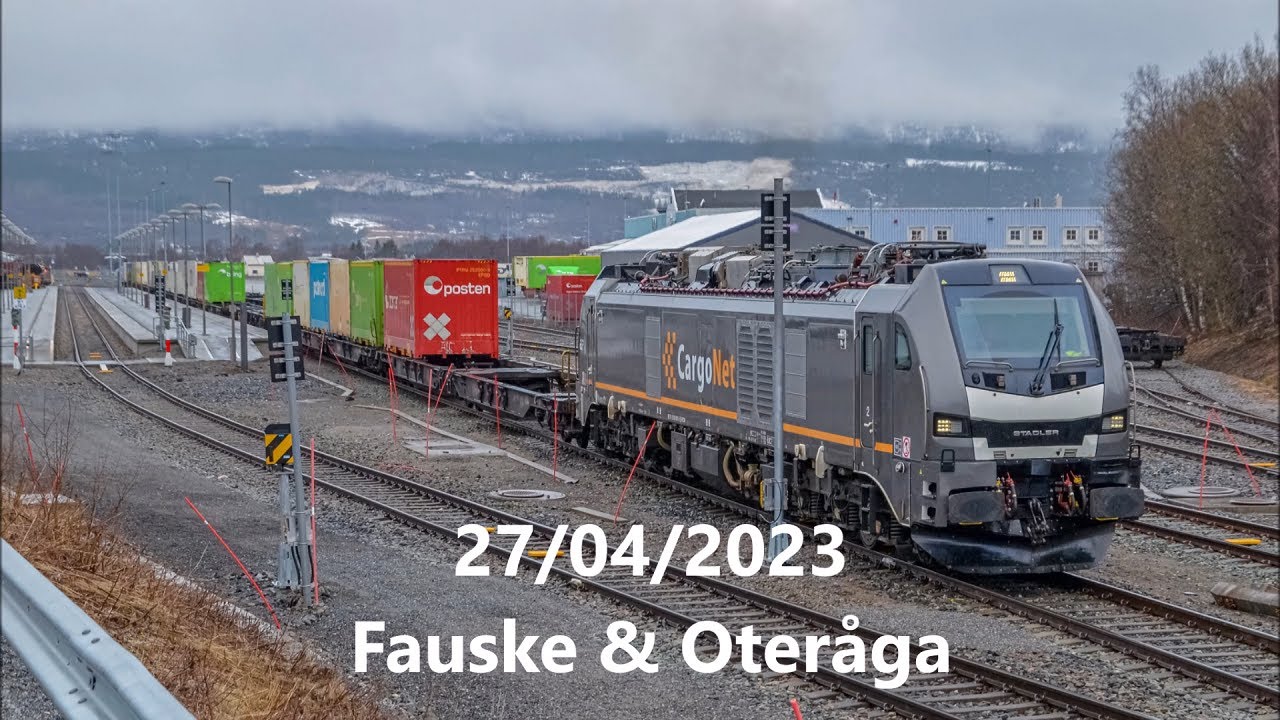 27/04/2023 - Fauske & Oteråga - Eurodual 159 001-5 CN 5790 & 159 004-9 CN 5784 - YouTube