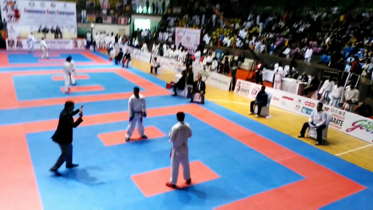 WKF Kumite || Commonwealth karate Championship 2015 || Best Kumite ...