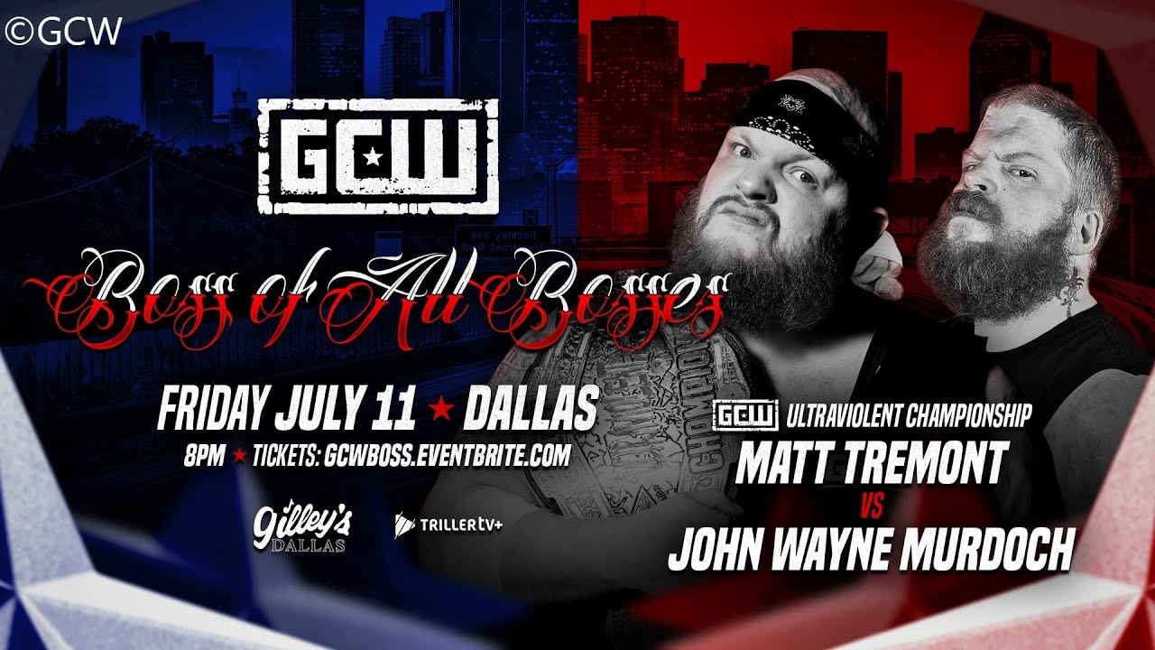 Matt Tremont (c) v John Wayne Murdoch / GCW Ultraviolent Title Match ...