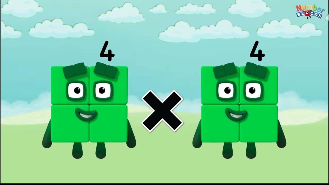 Numberblocks Same number 2 time multiple 1 to 15 | 2 same number multiple | Numberblocks ...