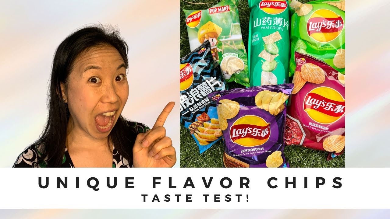 Trying Unique Weird Chips Flavors Taste Test! - YouTube