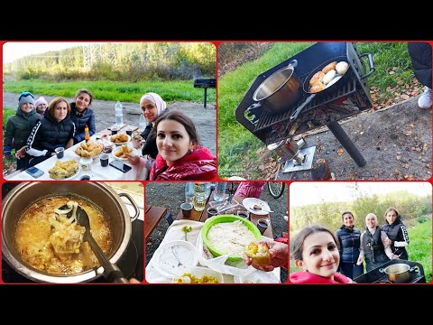 MEŞƏDƏ PERAŞKİ BİŞİRDİK🔥belə piknik heç olmamışdı🤭niyə kökəlmirik bəs🧗dadlı axşam yeməyi🍝