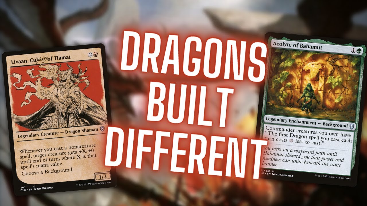 🔴 Live | LETS BUILD Dragon Tribal Commander Deck | Livaan, Cultist of ...