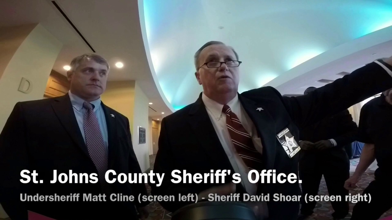 Sheriff David Shoar "You Don't Have A Right To Demonstrate." - YouTube