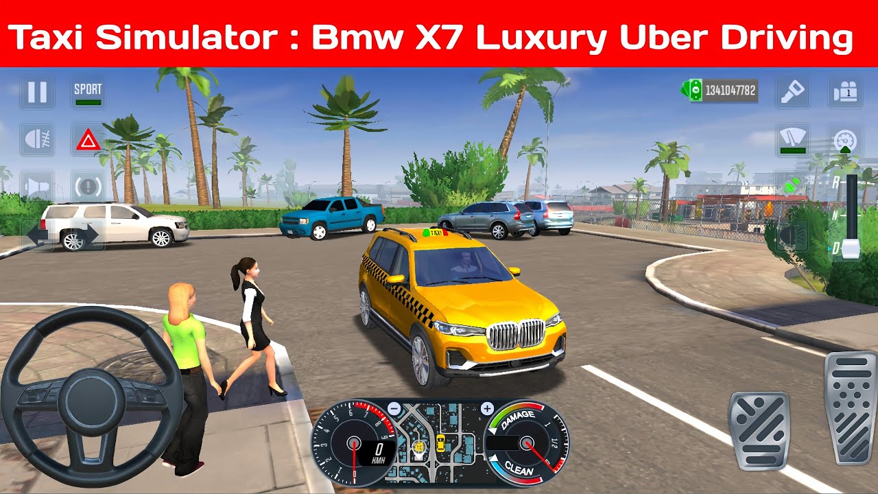 Taxi Simulator :BMW X7 Luxury Uber Driving In USA - YouTube