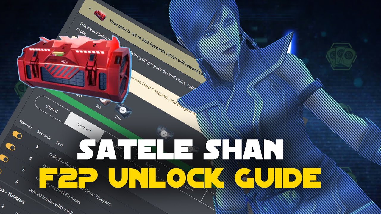 Satele Shan Conquest Volume 22 - Unlock Feats Guide F2P | SWGOH - YouTube