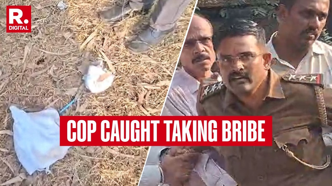 Bengaluru BREAKING: Inspector Govindaraju Caught Red-Handed Accepting ...