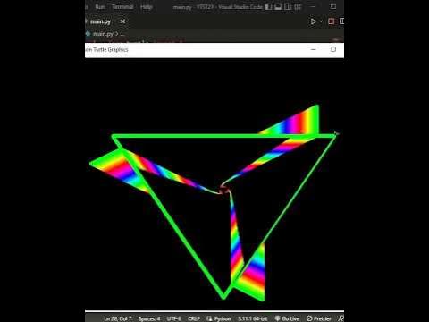 New Turtle🐢Create Using Python😎#shorts #coding #python #shortvideo # ...