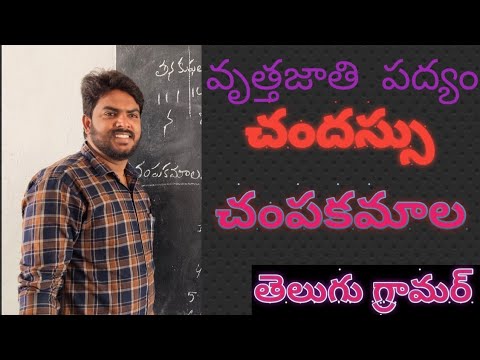 Champakamala | chanddhassu | చంపకమాల | ఛందస్సు | telugu Vyaakaranam ...