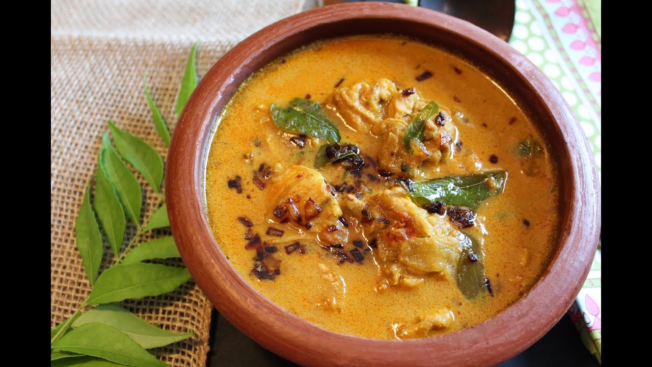 Kerala style Chicken curry with ground coconut / Nadan varutha aracha ...
