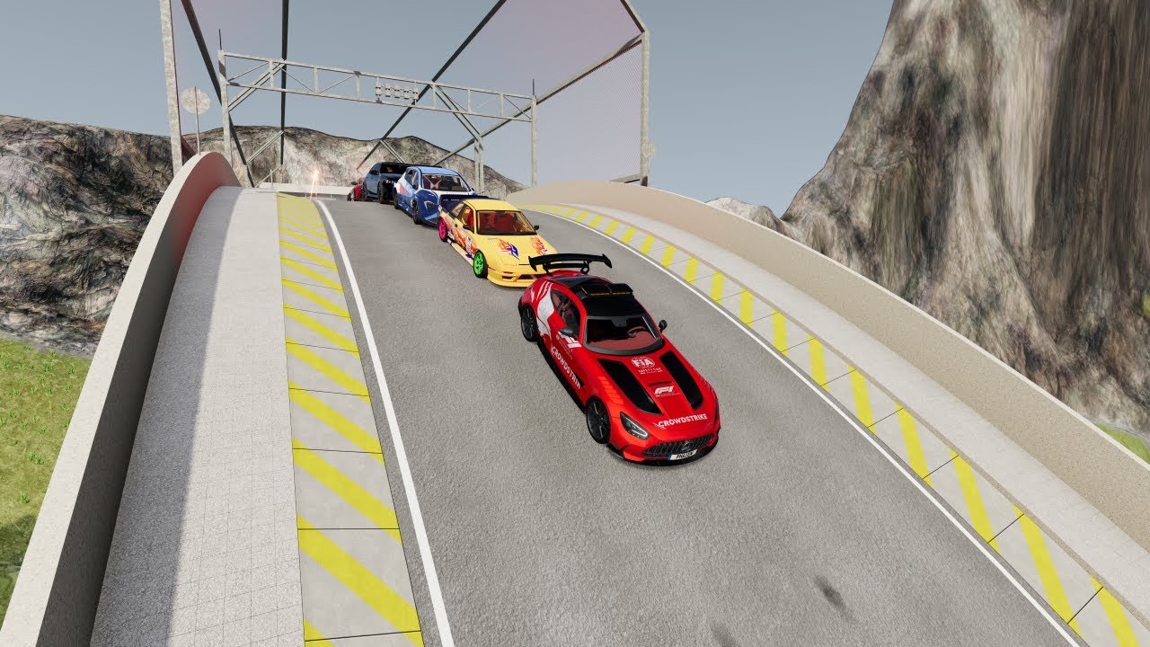 High Speed & Big Ramp Jumps #beamngdrive | FRTGAME - YouTube