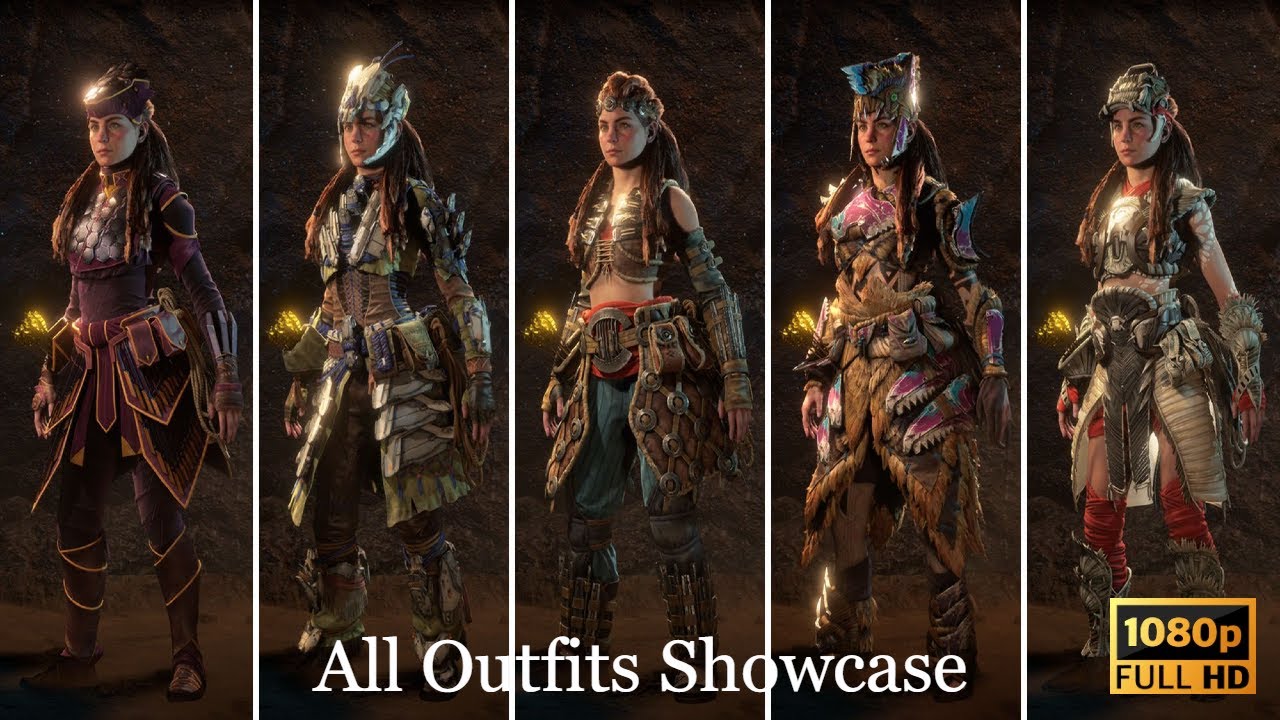 [Horizon Zero Dawn] | All Outfits Showcase List | Very Rare Outfits ...