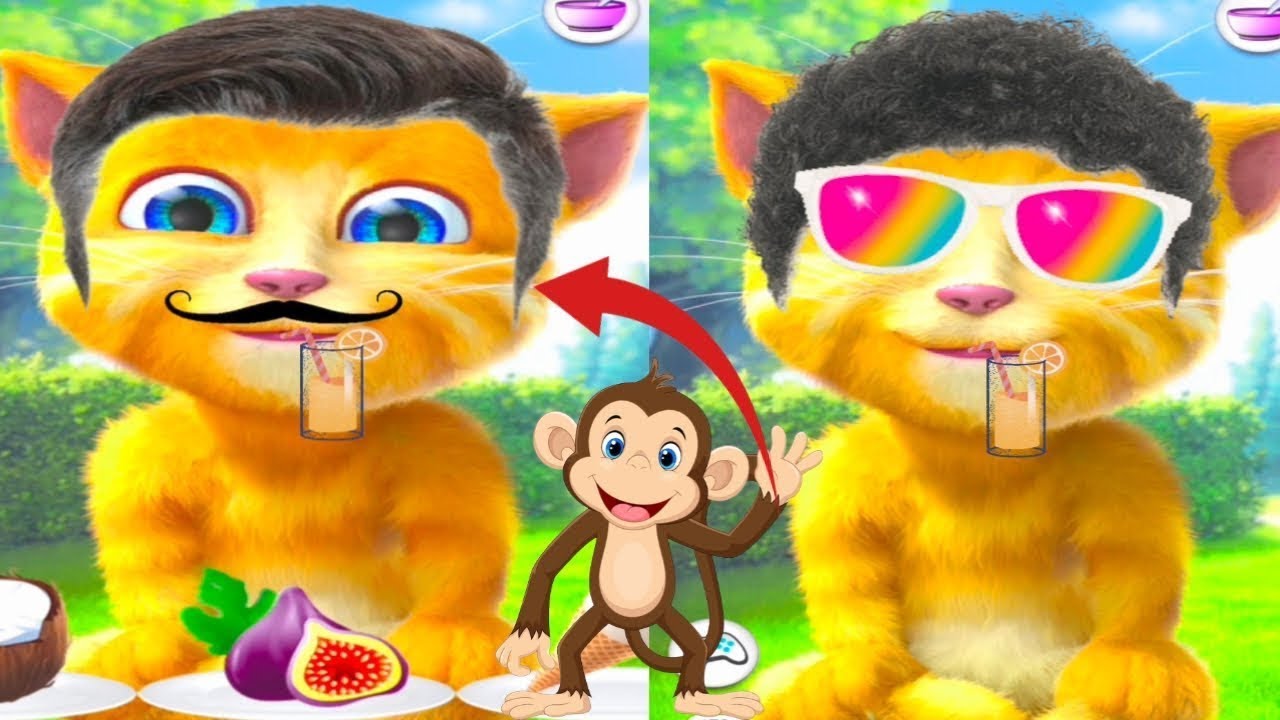 Talking Ginger Funny Videos 🐈 | talking ginger game || talking ginger 2 ...