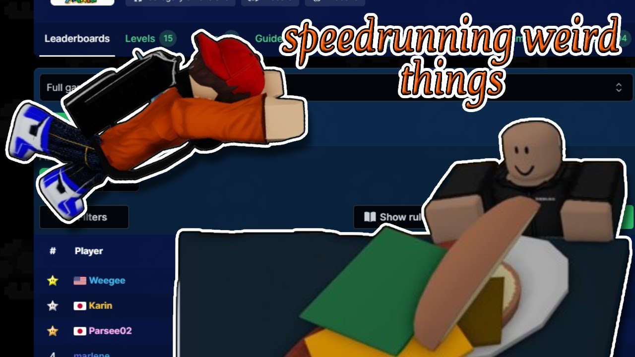 speedrunning weird things - YouTube