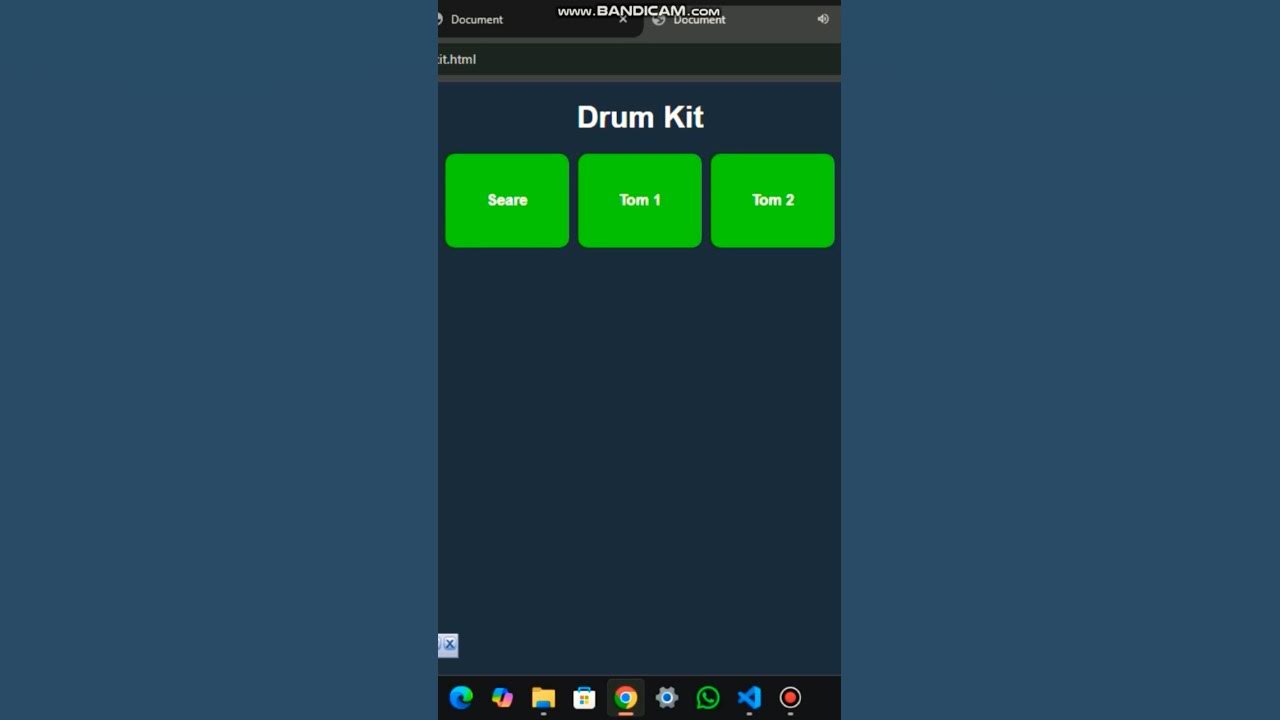 Drum Kit With Html Css And Javascript Full Code In My Youtube Drumkit