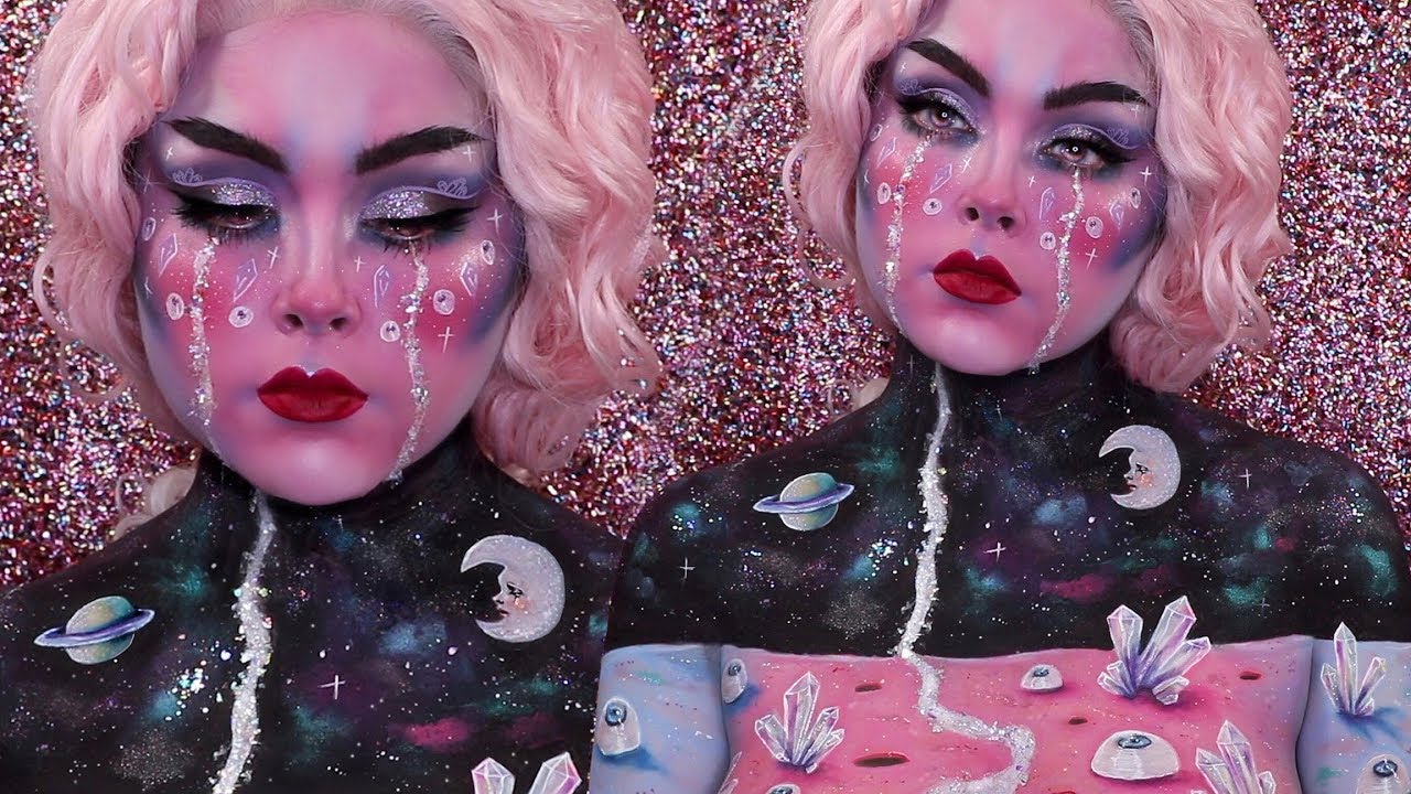 INTERGALACTIC SPACE PRINCESS MAKEUP TUTORIAL • JackyOhhh - YouTube