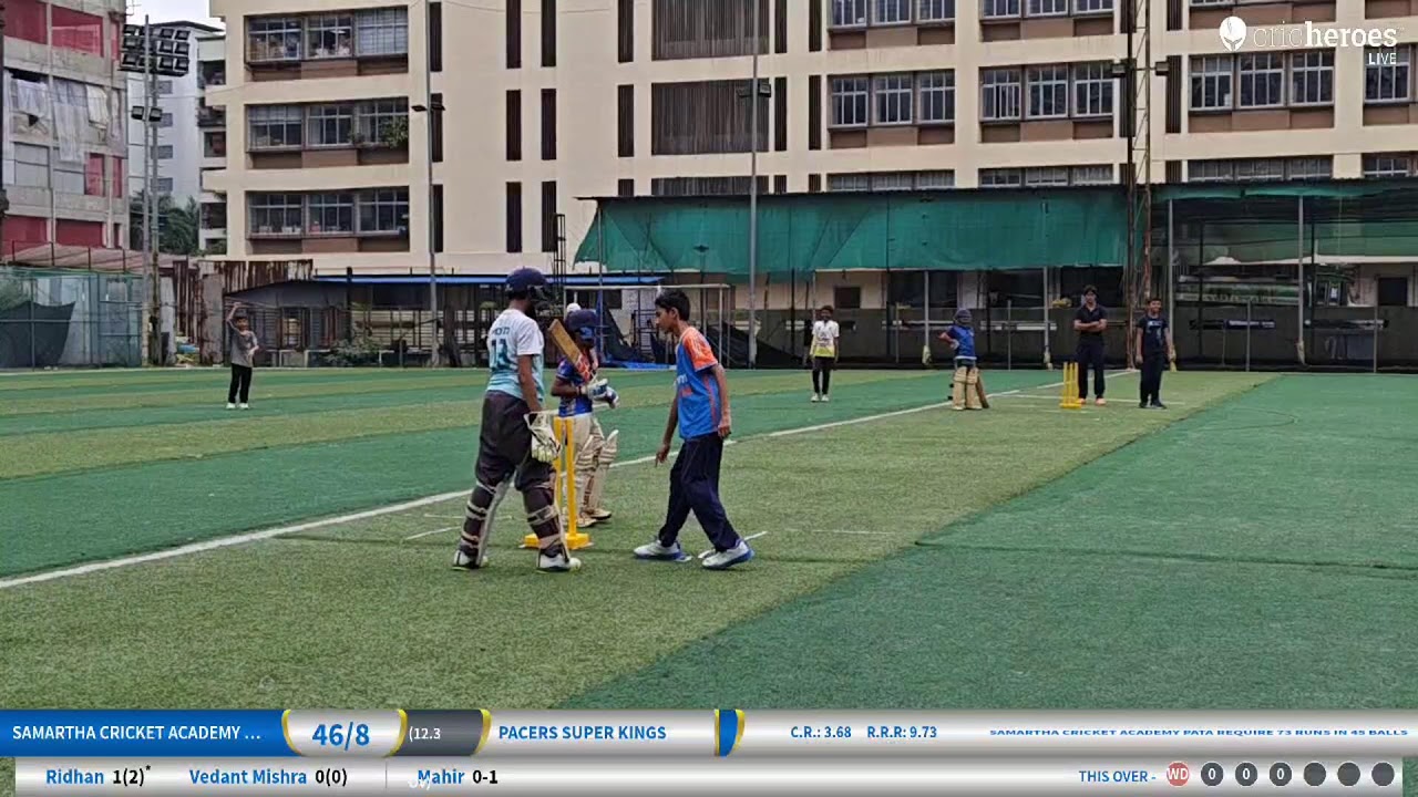 Pacers Super kings vs Samartha cricket Academy pata Live Cricket Match ...