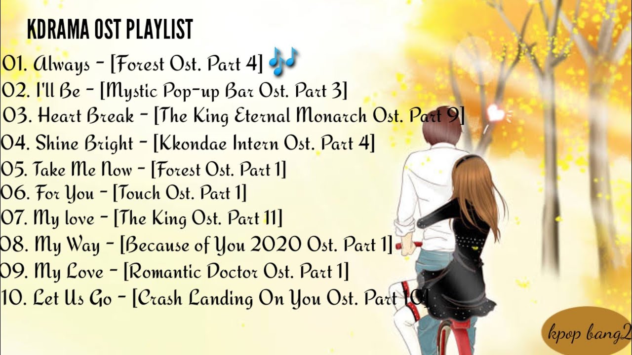 Korean Sad Ost Playlist 2020/When You Want To Cry - YouTube