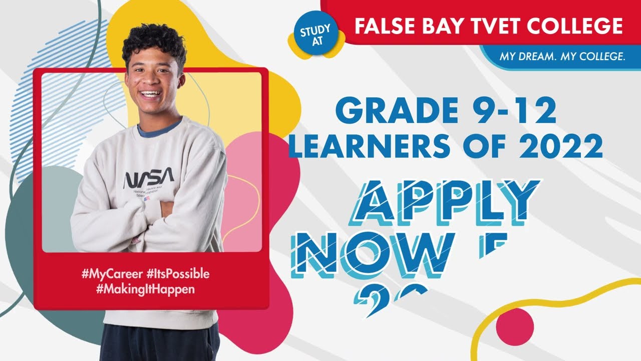 Apply Now for 2023! False Bay TVET College Applications are open. - YouTube