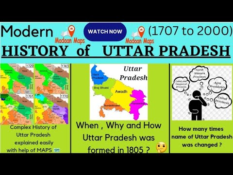 Modern History of Uttar Pradesh 1707 to 2000 - YouTube