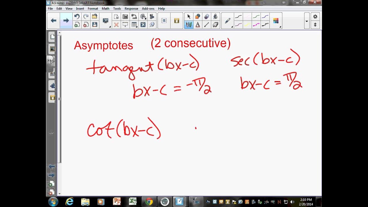 4 5 Day 2 6th period Precalculus - YouTube