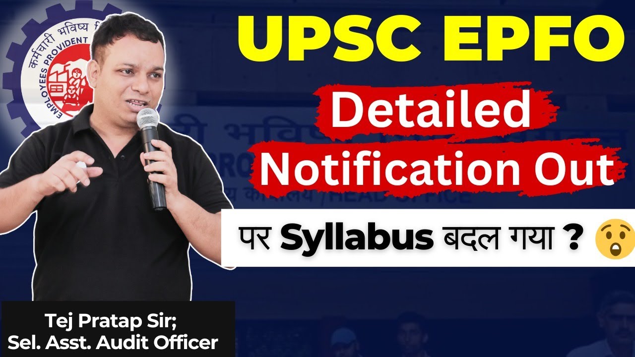 APFC & EO/AO Official Notification | Enforcement/Account Officer & Asst ...