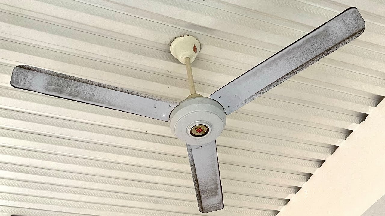 HTC 56” “Industrial” Ceiling Fans - YouTube