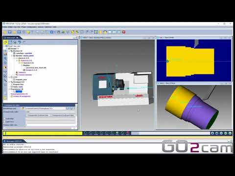 Presentation of GO2cam-Vericut Interface for Turning
