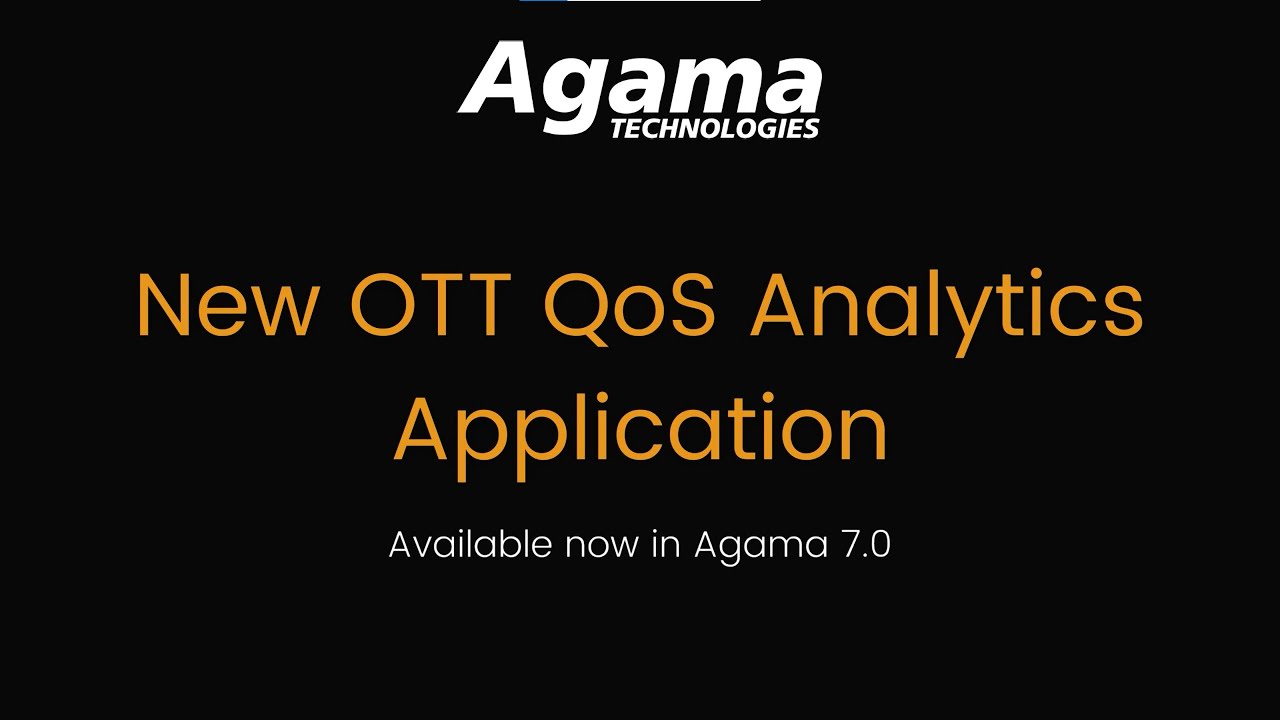 OTT QoS Analytics App and Timeline Enhancements - YouTube