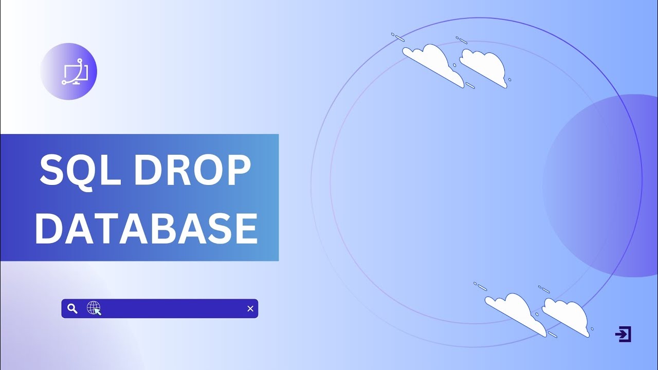 how to drop (delete) a database | SQL DROP DATABASE TUTORIAL - YouTube