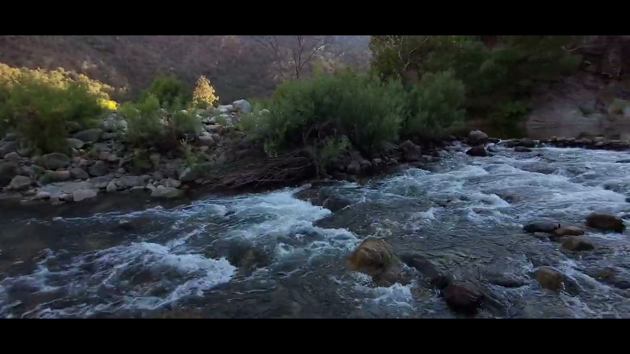 Water from the North Fork Kings River flowing into the Kings River ...