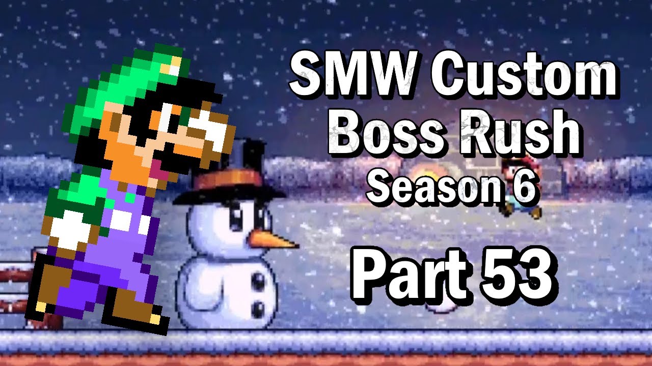 SMW - Custom Boss Rush Part 53 (271 - 276) "Luigi Time!" - YouTube