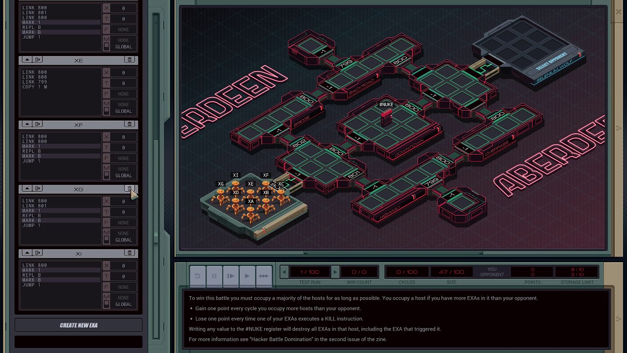Let's Play EXAPUNKS by Zachtronics - Part 27- ABERDEEN - YouTube