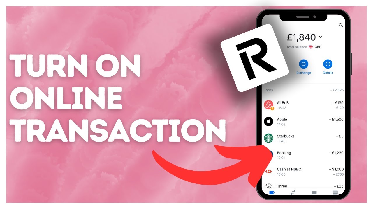 How to turn on online transaction in Revolut? - YouTube