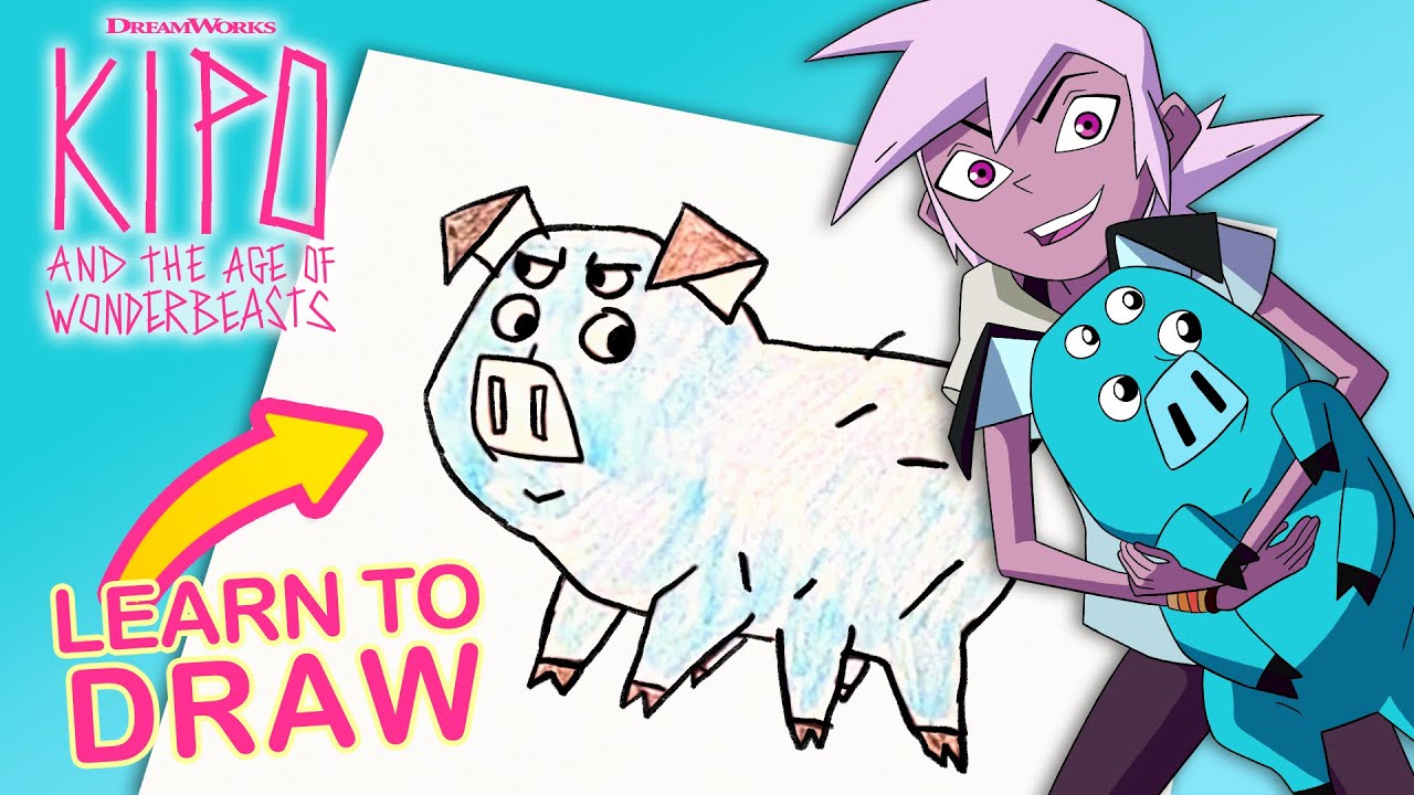 How to Draw MONDU From KIPO! | #CAMPDREAMWORKS DRAW-ALONG - YouTube