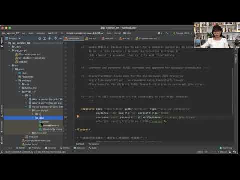[JSP Servlet] Kết nối MySQL with Tomcat IntelliJ JDBC MySQL - YouTube