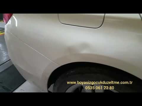 Bmw Sağ Arka Çamurluk Boyasız Onarım ( Boyasız göçük düzeltme )