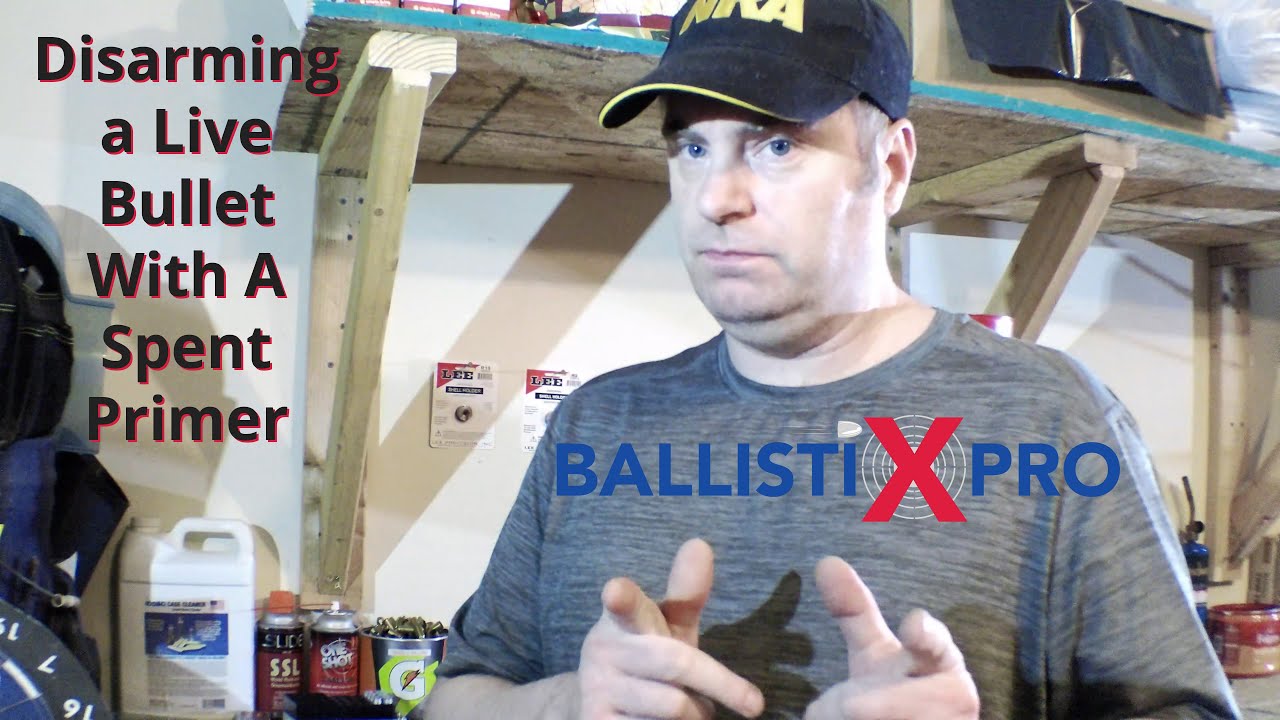 Disarming a Live Bullet with a Spent Primer - DANGEROUS - For ...