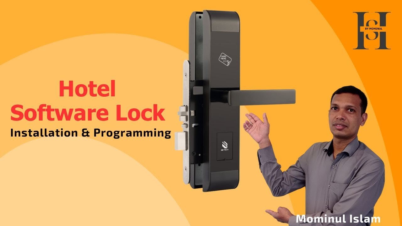 Electronic hotel lock system Be- tech - YouTube
