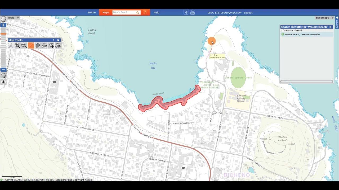 How to measure in LISTmap. - YouTube