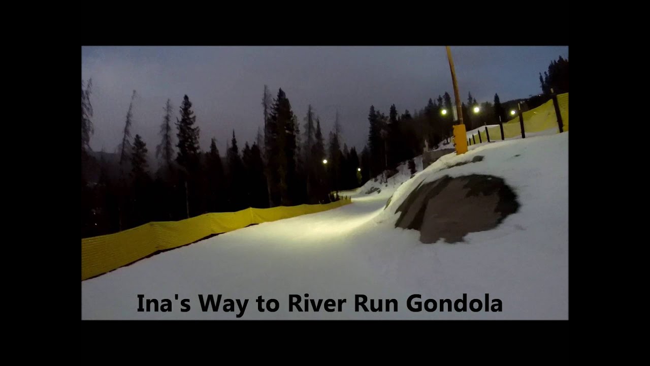 Keystone Night Skiing 1 Schoolmarm to Gondola - YouTube